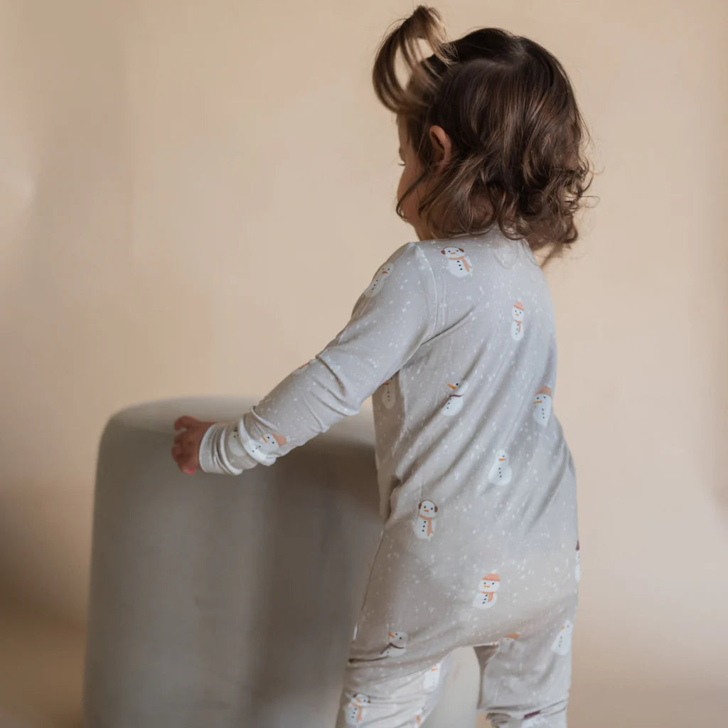 Roobear Snowy Snowmen Bamboo Sleeper – Hallow Clothing Co.